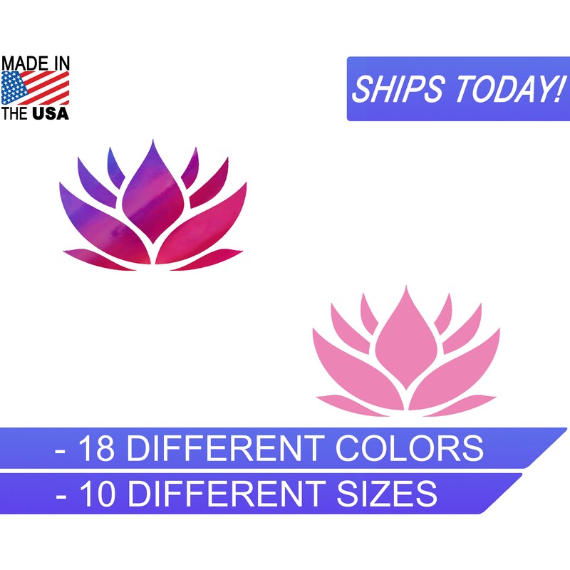 Lotus Decal - Etsy