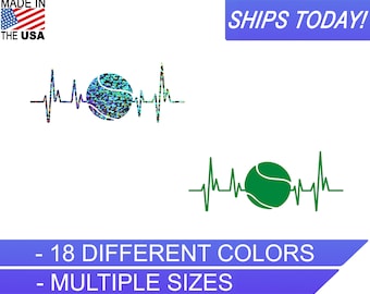 Tennis Rackets Vinyl Decal Sticker - Etsy