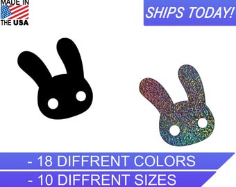 Rabbit Vinyl Decal - Etsy