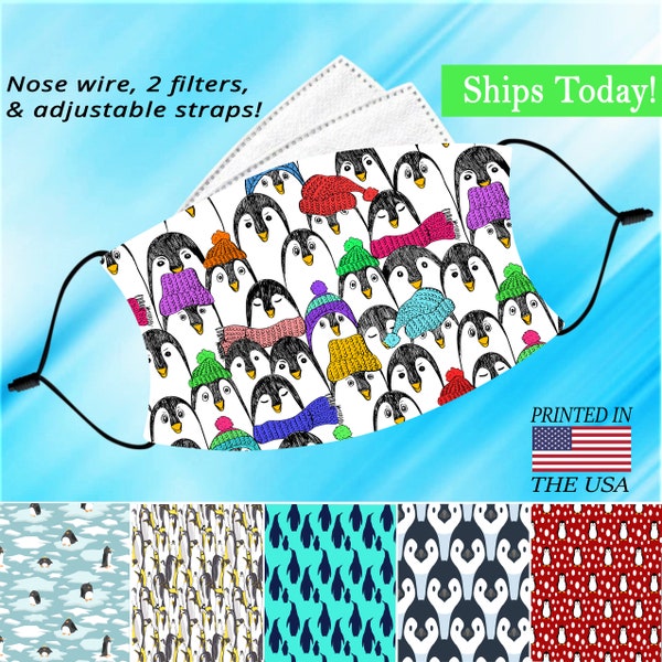 Penguin Mask - Etsy