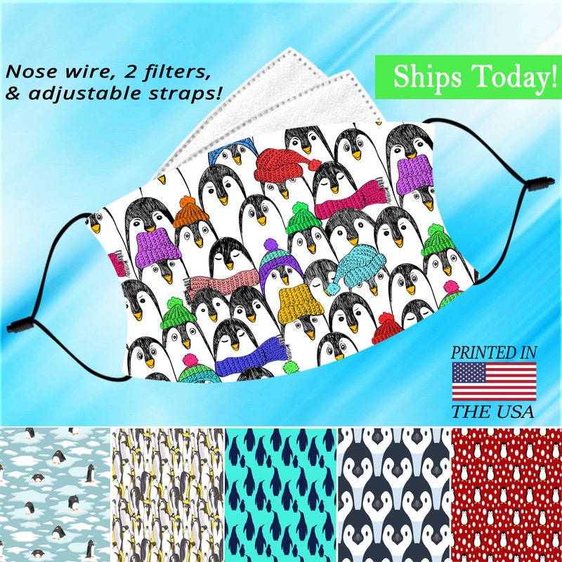 Penguin Mask - Etsy