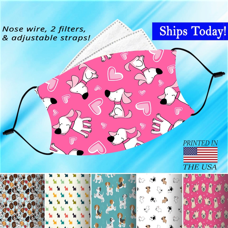 Mask With Nose Wire - Etsy