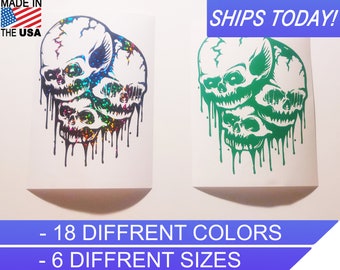 Zombie Vinyl Decal - Etsy