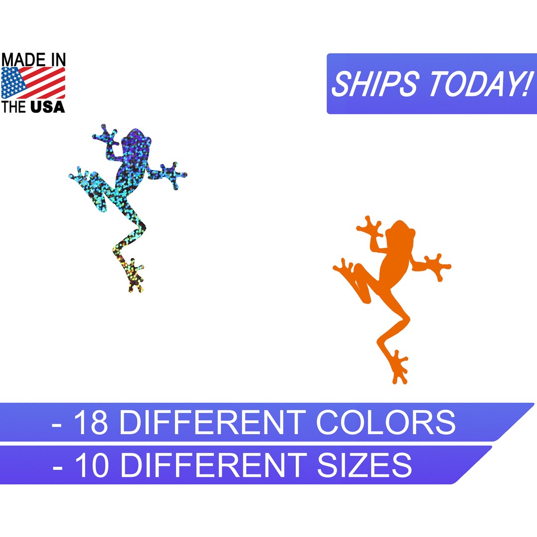 Cute Frog, Amphibian, Custom Vinyl Decal, Cooler Decal, Birthday Gift ...