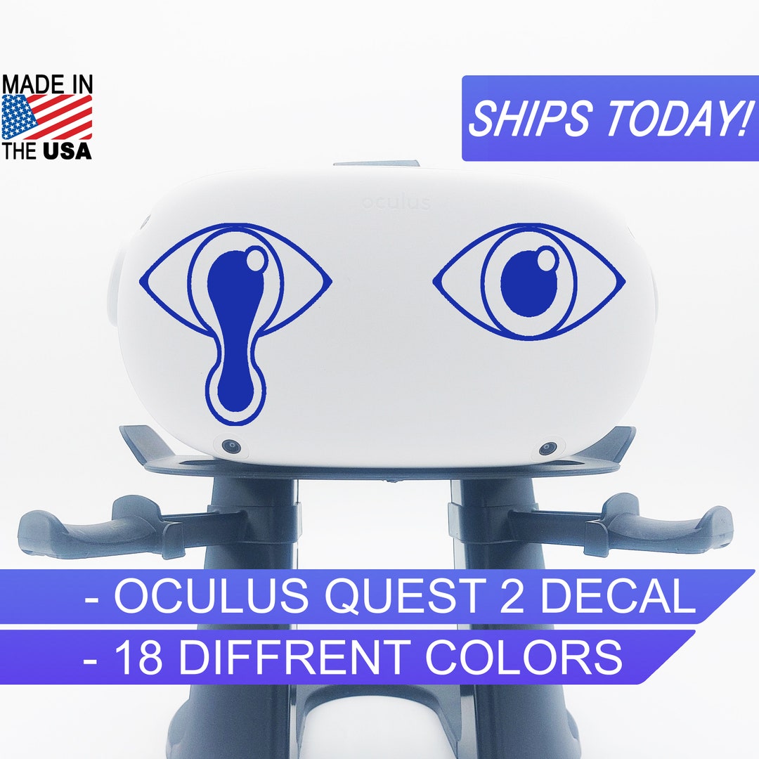 Melting Eye, Trippy, Psychedelic Oculus Quest 2 Vinyl Decal, Oculus VR ...