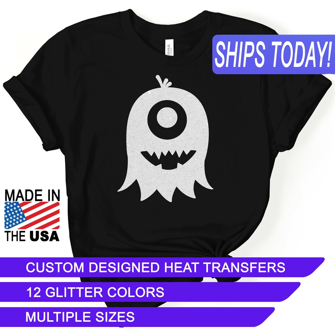 Glitter Cute Cyclops, Heat Transfers, Custom Designed Iron On, CPSIA ...