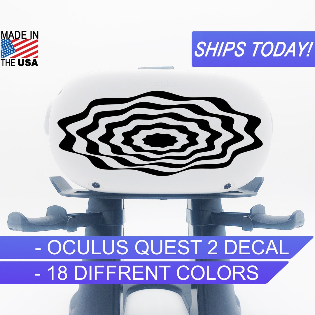 Optical Illusion Cyclops, Oculus Quest 2 Vinyl Decal, Oculus VR Skin ...