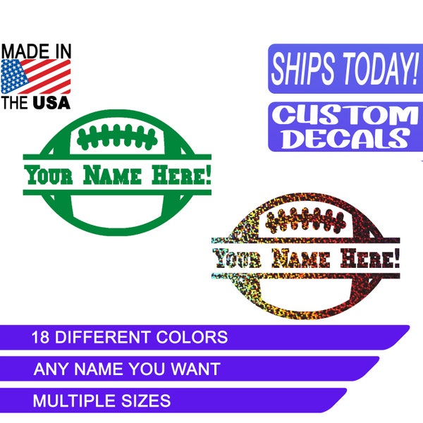 Sports Decals - Etsy