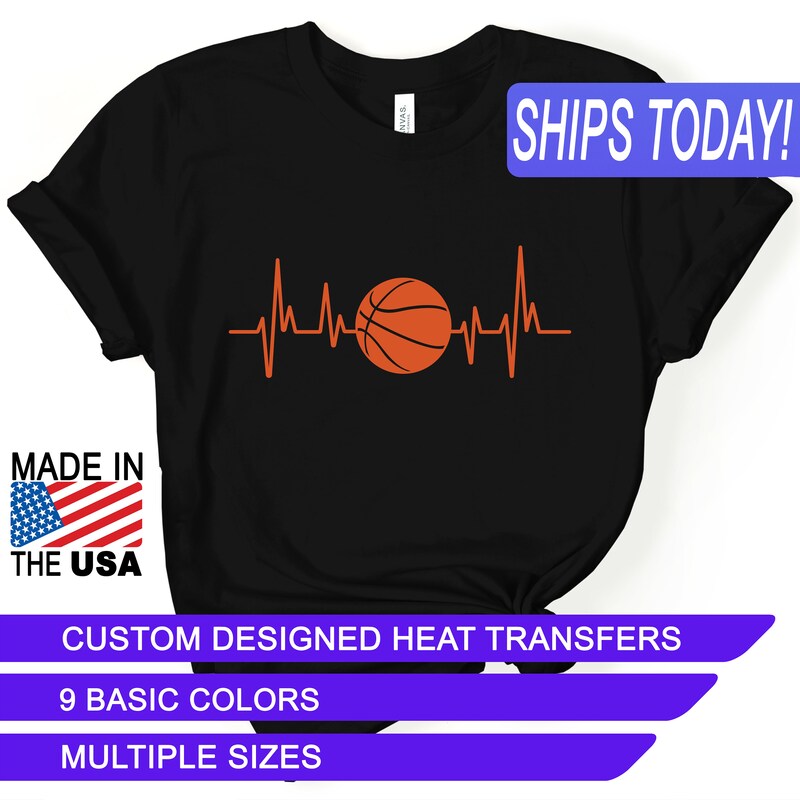 Basketball Heartbeat Svg - Etsy