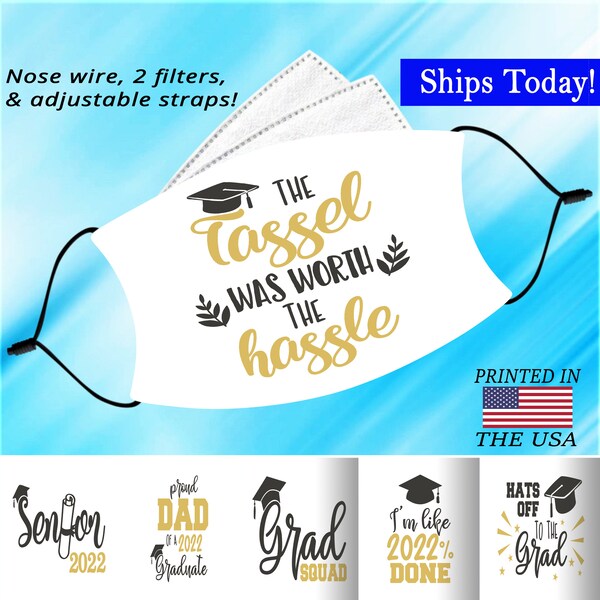 Graduation Masks - Etsy