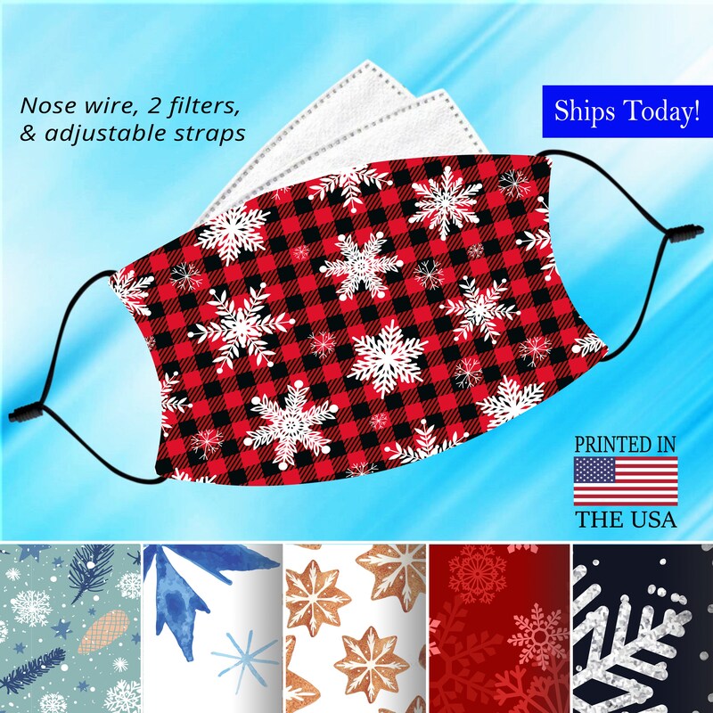 Snowflake Mask - Etsy