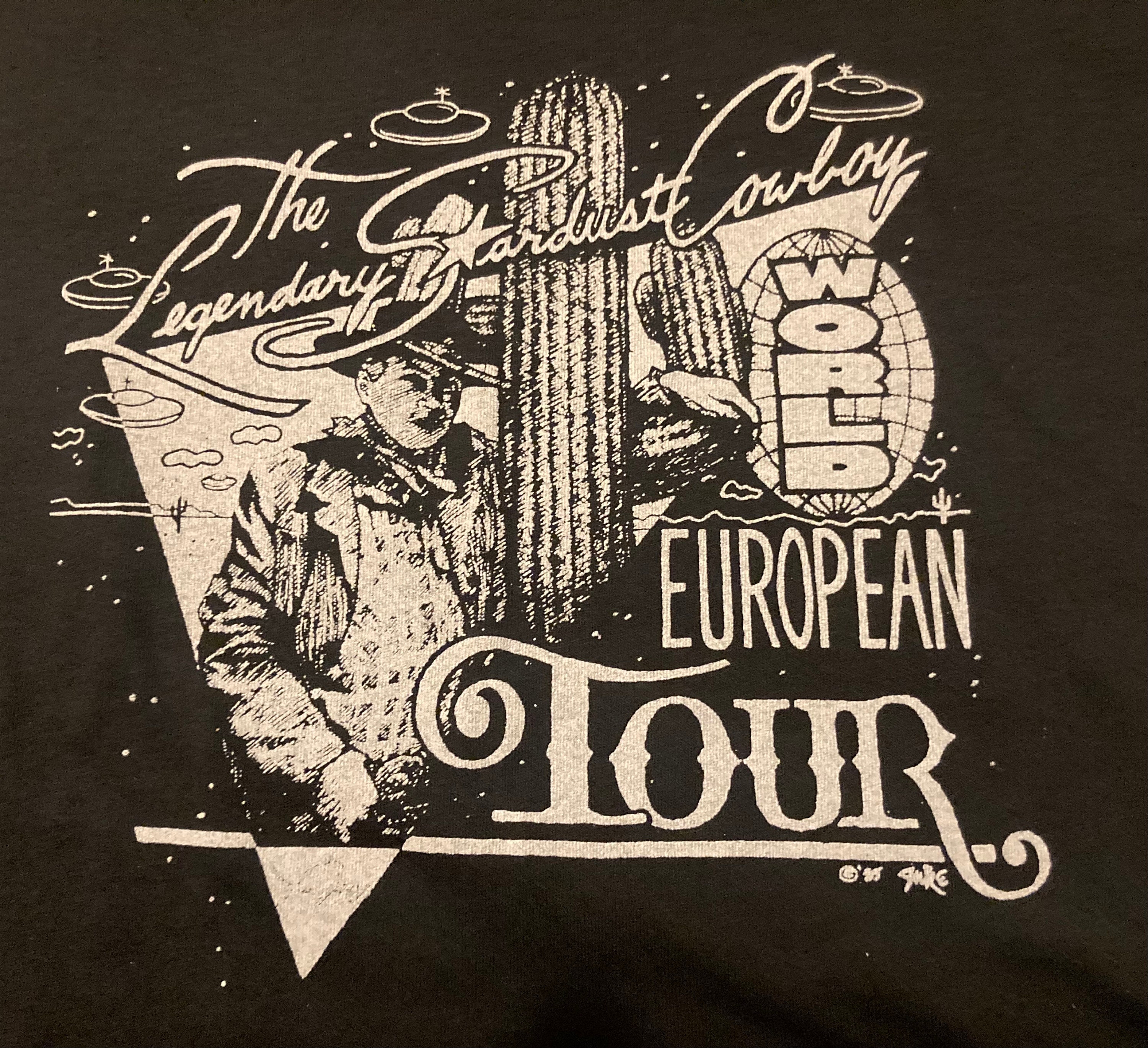 The Legendary Stardust Cowboy European World Tour Black - Etsy Australia