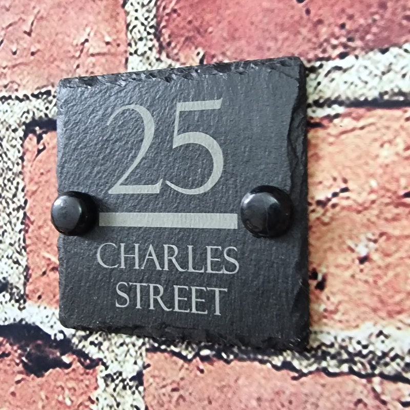 Engraved Door Number Plates - Etsy