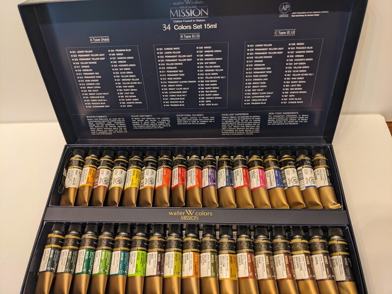 Weber Gold Class Mission Water Colors - Etsy
