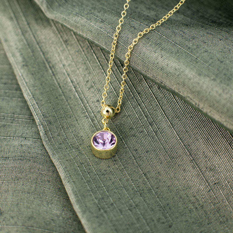 June Birthstone Necklace - Etsy