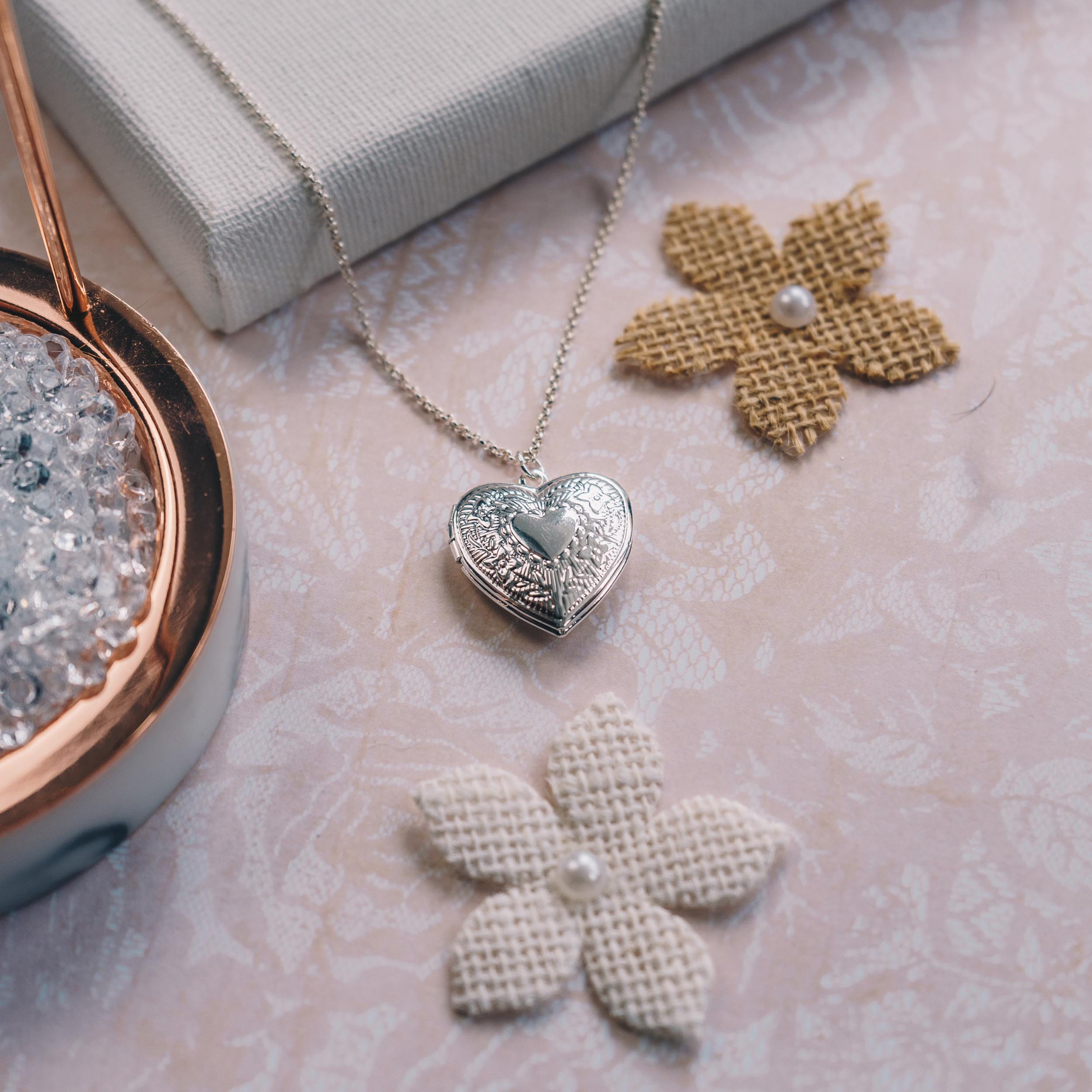 Silver Heart Locket - Etsy
