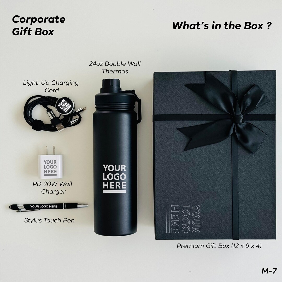 Bulk Order Company Logo Gift Box, Custom Company Gift Set, Premium ...