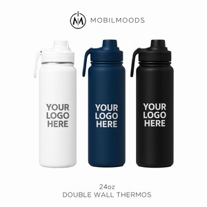24oz Promotional Company Gift Bulk Order Thermos, Double Wall Insulated ...