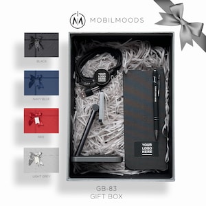 Company Logo Affordable Gift Box, Corporate Client Holiday Gift Box ...
