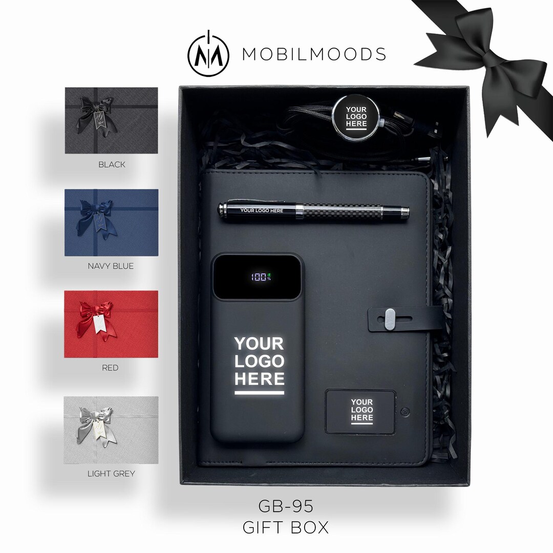 GB-95, Corporate Logo Portfolio Gift Box, Company Holiday Portfolio ...