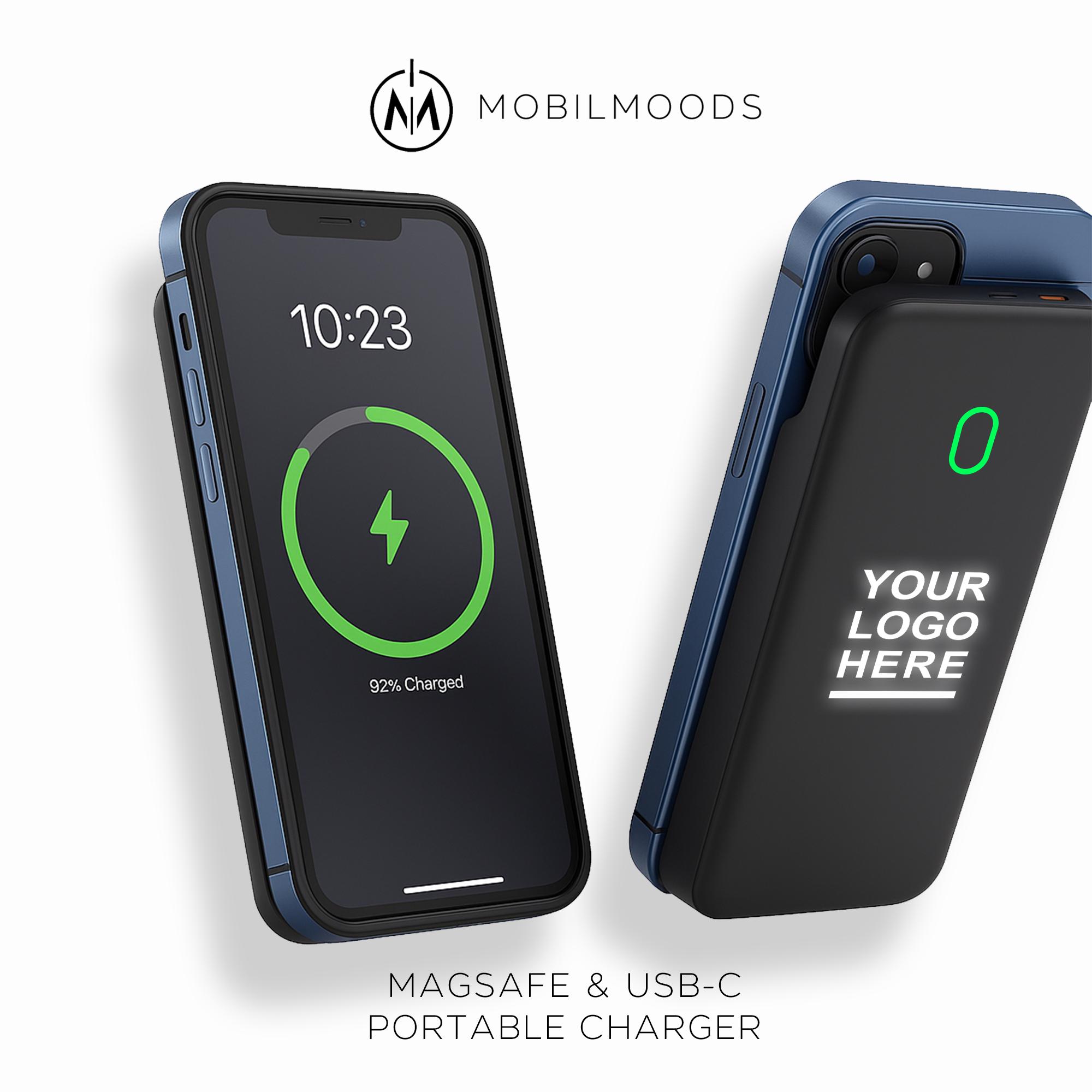 Personalized Portable Charger Set, Company Bulk Order Mobile Charger ...