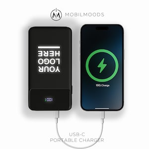 Personalized Portable Charger Set, Company Bulk Order Mobile Charger ...
