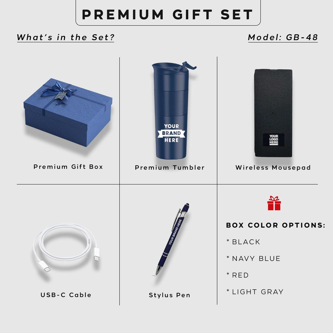 Personalized Company Logo Gift Box, Premium Client New Year Gift Box ...