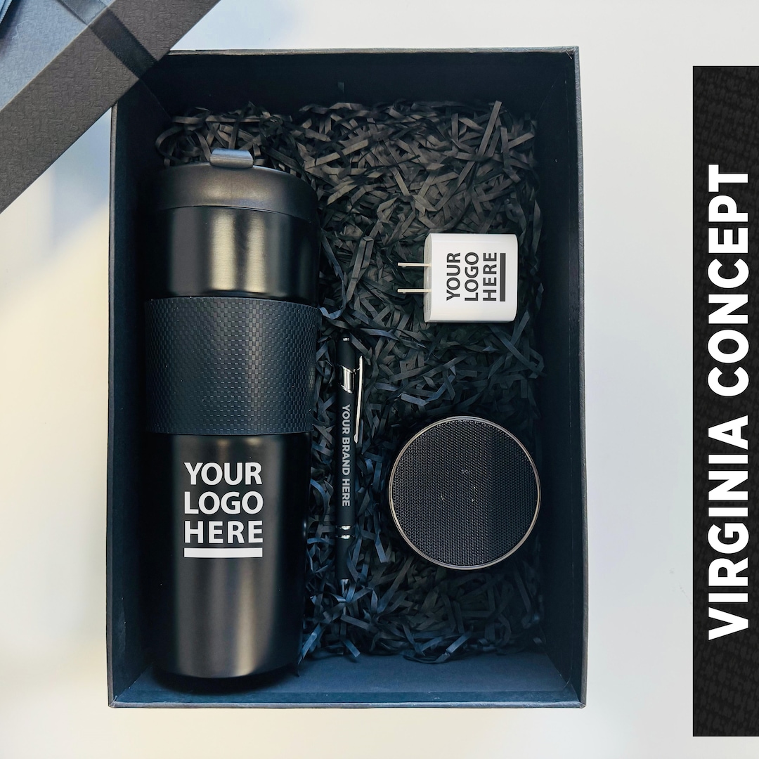 Corporate Promotional Gift Set, New Employee Gift Thermos, Company Logo ...