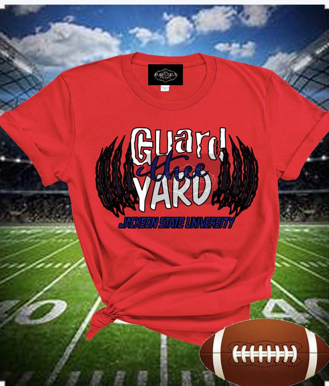 Red JSU Shirt - Etsy