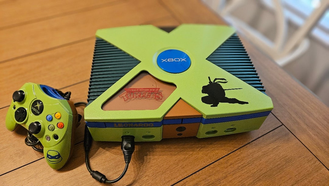 Custom Paint Original XBOX - TMNT Leonardo - Etsy