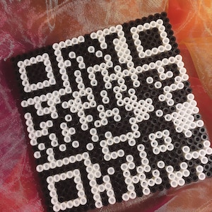 Custom Handmade Perler QR Codes *message Before Ordering* - Etsy