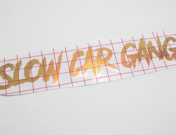 Slow Car Gang JDM Itasha Car Decal - Etsy