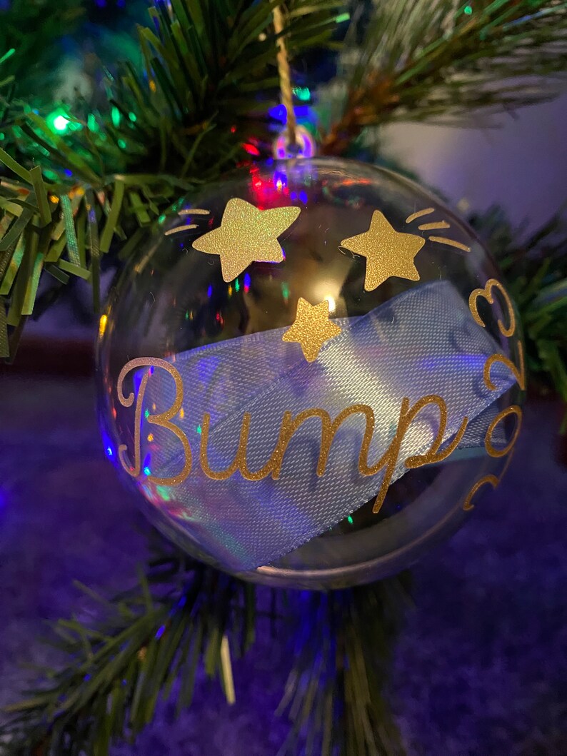 Personalised Height Ribbon Bauble 2024 - Etsy UK
