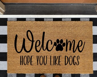 Dog Lover Door Mat | Etsy