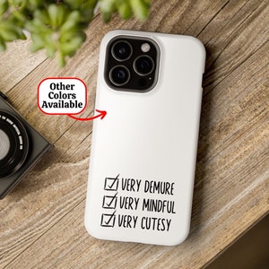 Magsafe Very Demure Phone Case Gift, Very Mindful Very Cutesy Mag Safe ...