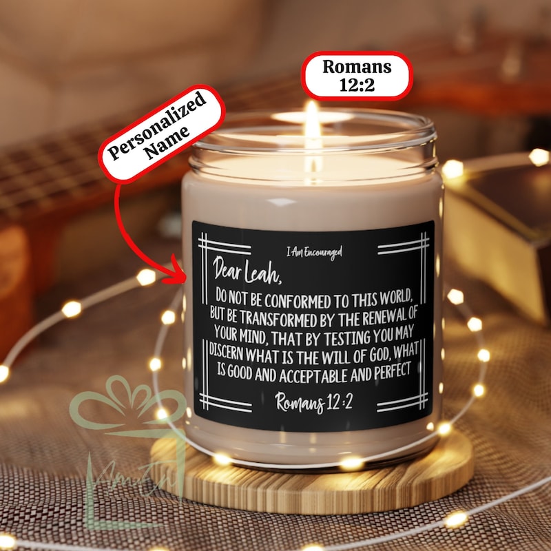 Bible Verse Candles - Etsy