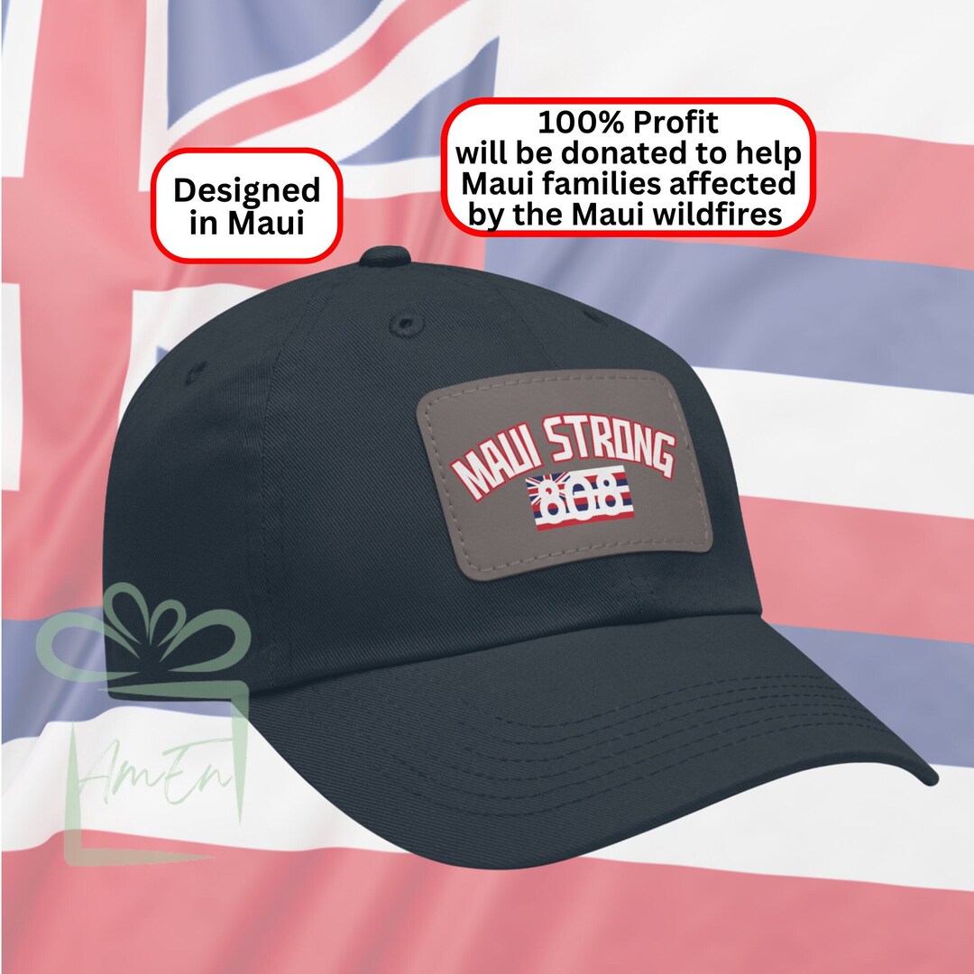 Maui Strong Flag Hat Support Maui Wildfire Charity Baseball - Etsy