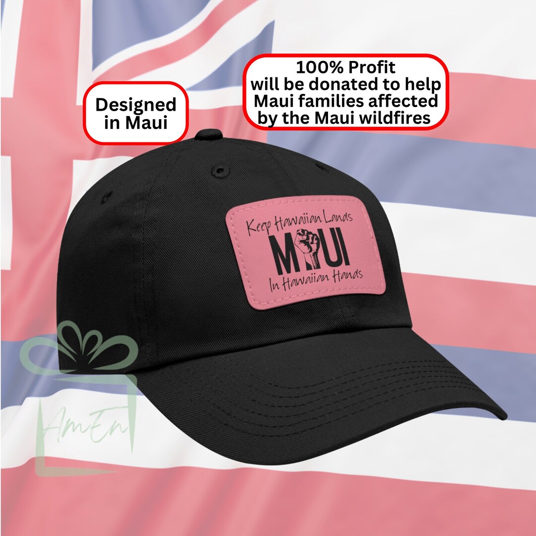 Hawaiian Maui Hat Wildfire Charity Baseball Cap Keep - Etsy