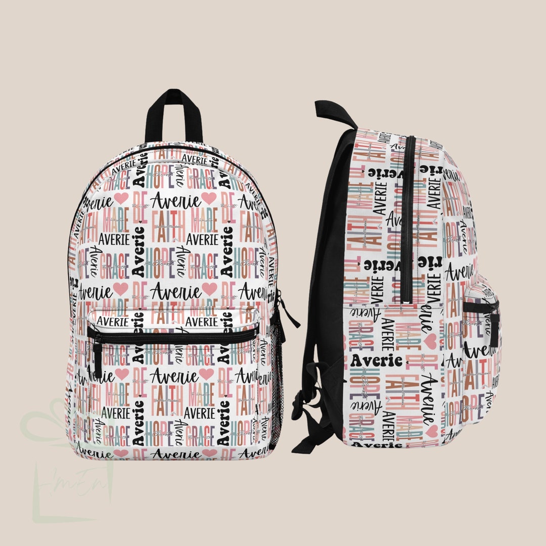 Christian Faith Backpack Set, Girly Pray Back to School Lunch Bag ...