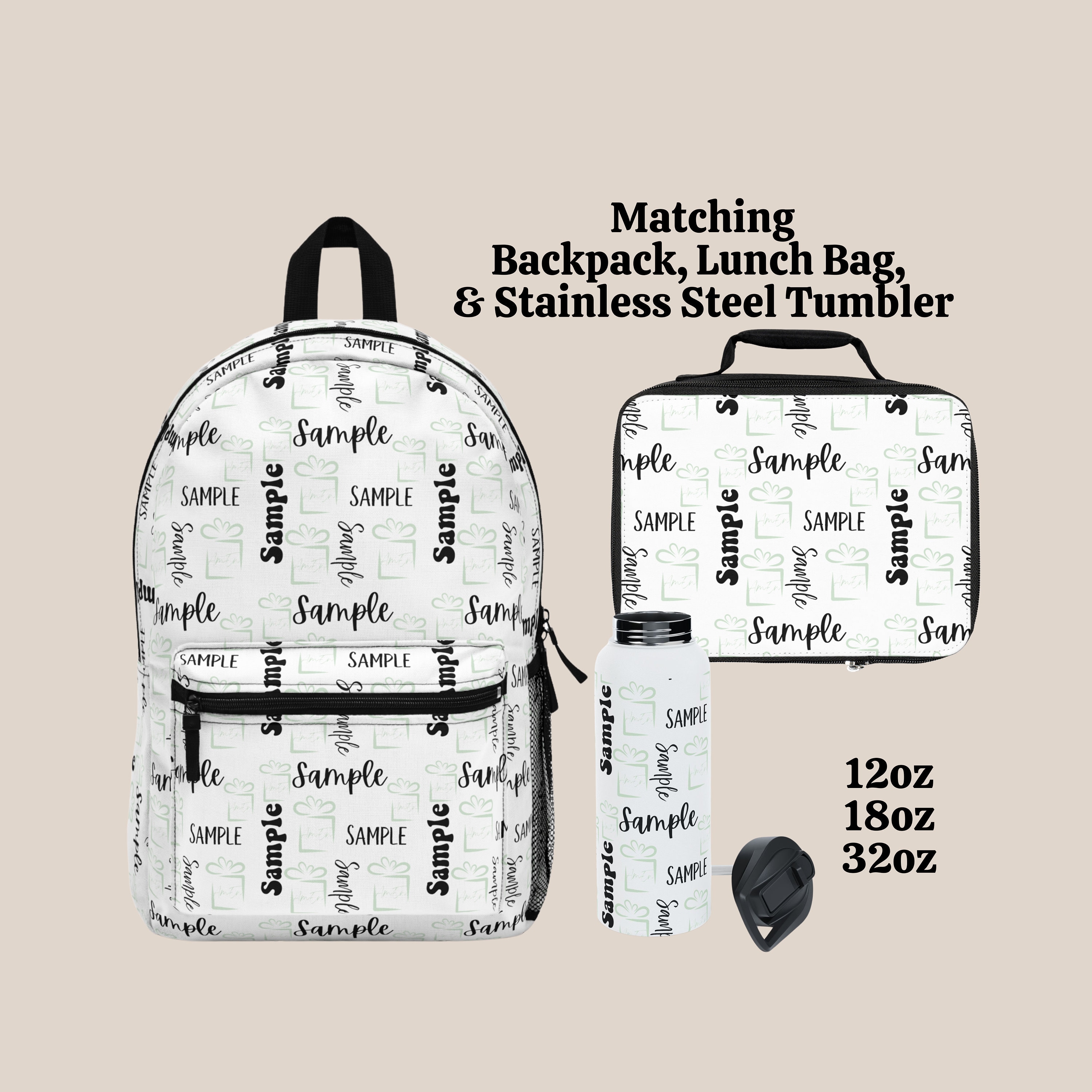 Personalized Lifted Monster Truck Backpack, Kid Back to School Lunch ...
