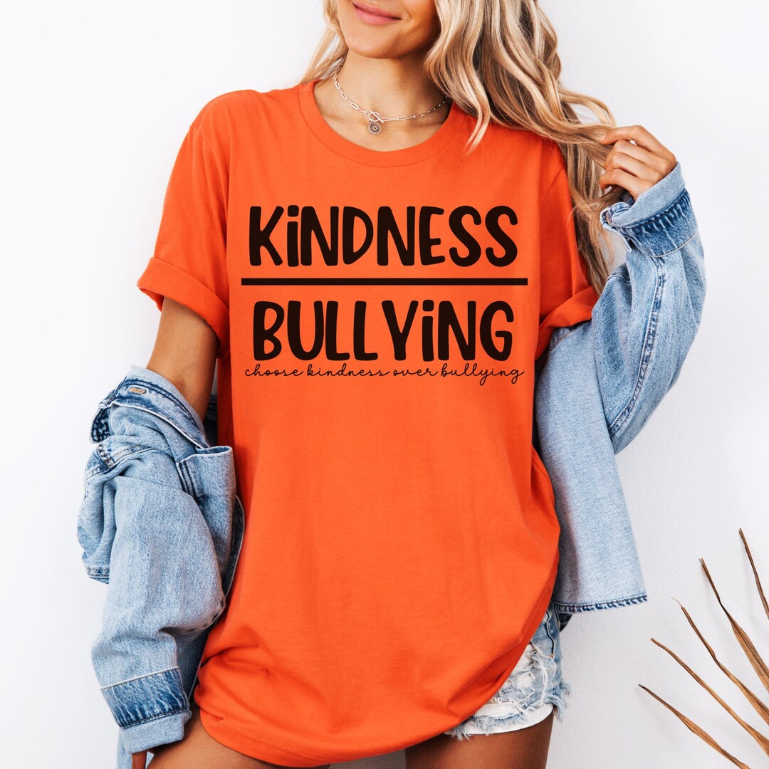 Choose Kindness Over Bullying, Anti Bullying Teacher Tee, Unity Day ...