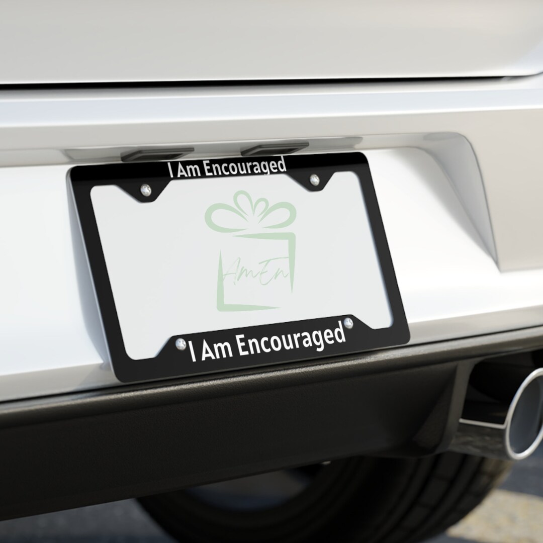 Customizable License Plate Frame, Custom Car Accessory , Custom Car ...