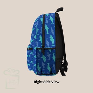 Personalized Shark Backpack Set, Sea Life Ocean Back to School Lunch ...