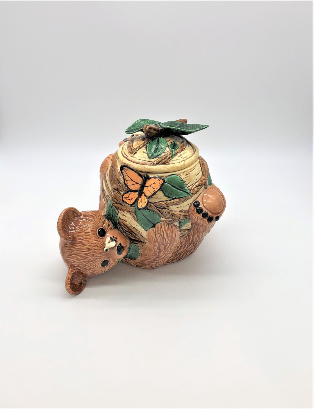 Honey Bear Cookie Jar, Frances Mcmahon Circa 1994 | Collectible Cookie ...