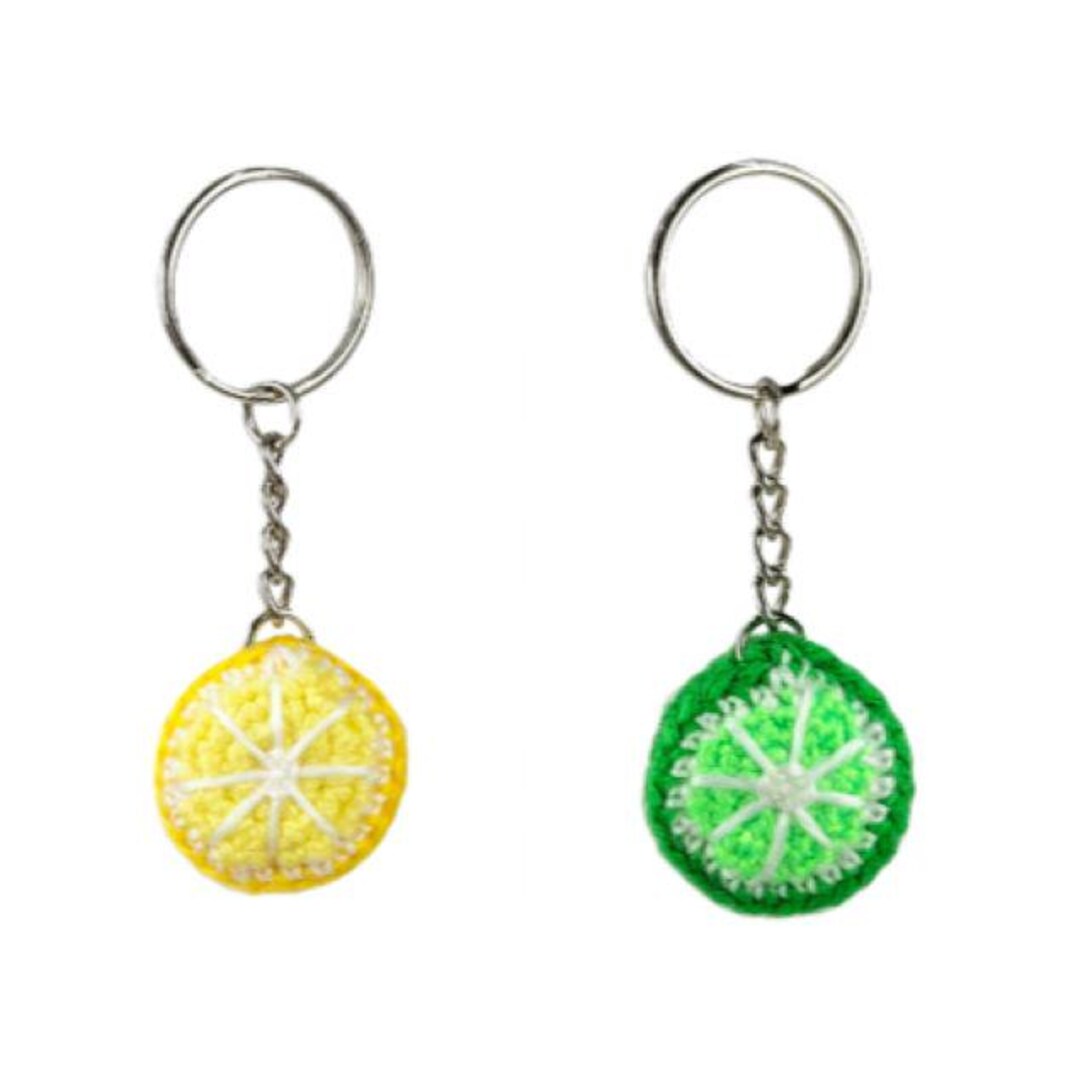PDF Pattern Download Crochet Amigurumi Mini Lemon/lime Keychain - Etsy