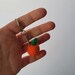 Crochet Mini Orange Keychain - Etsy Canada