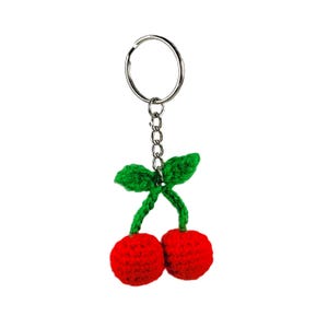 PDF Pattern Download Crochet Amigurumi Mini Cherries Keychain - Etsy