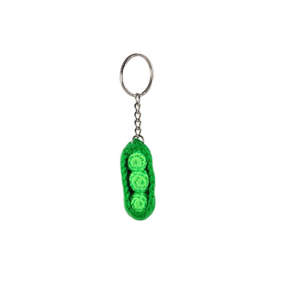 PDF PATTERN Crochet Mini Peas Keychain - Etsy