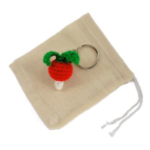 PDF Pattern Download Crochet Amigurumi Mini Radish Keychain - Etsy