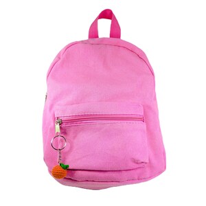 Crochet Mini Orange Keychain - Etsy